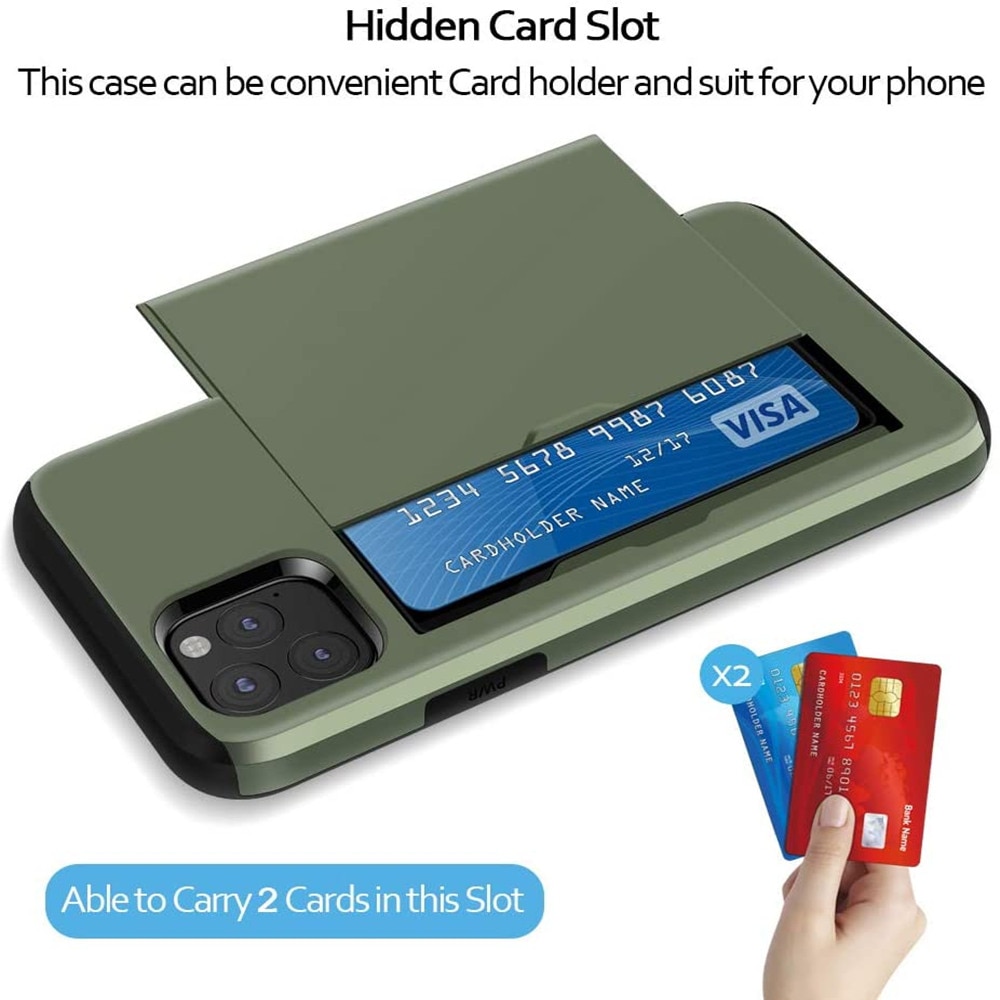 Slide Card Case For iPhone